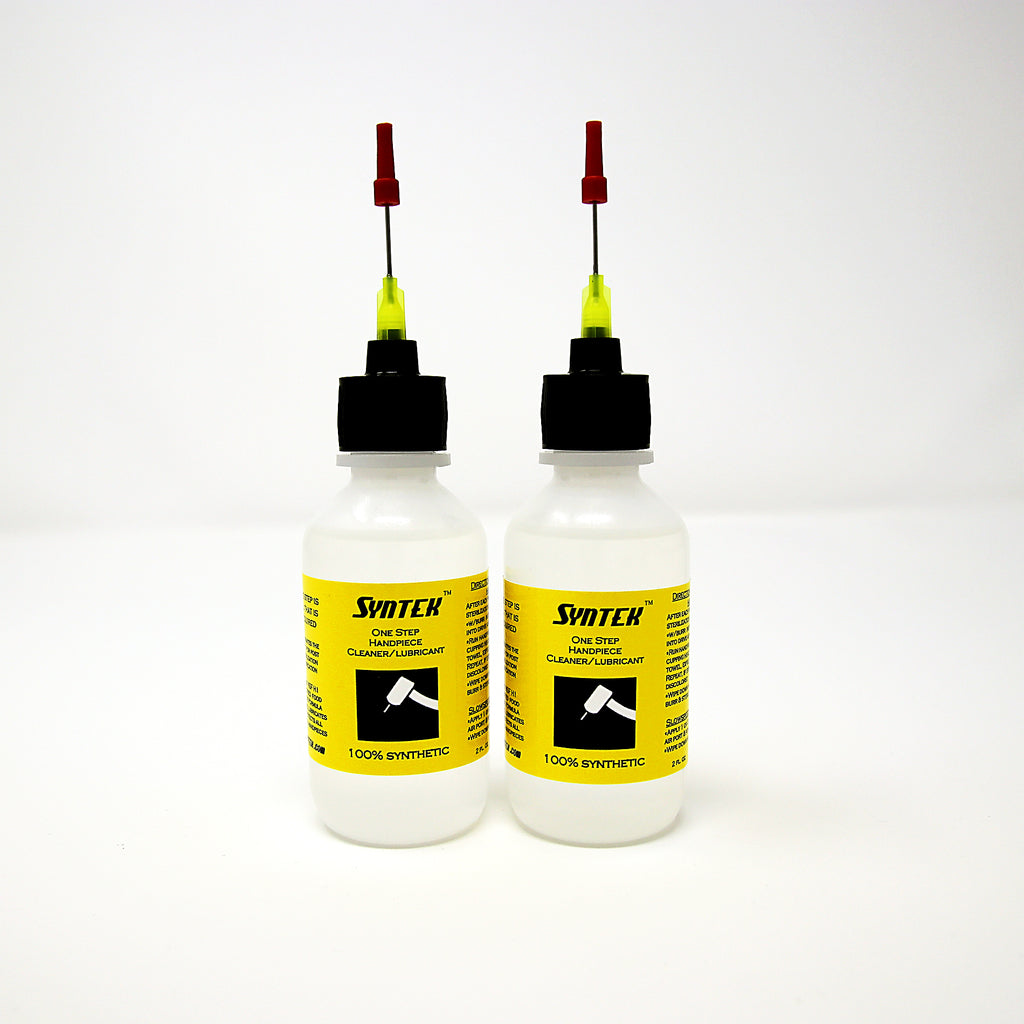 Syntek Synthetic Dental Handpiece Cleaner/Lubricant Dropper Bottles (2 ...